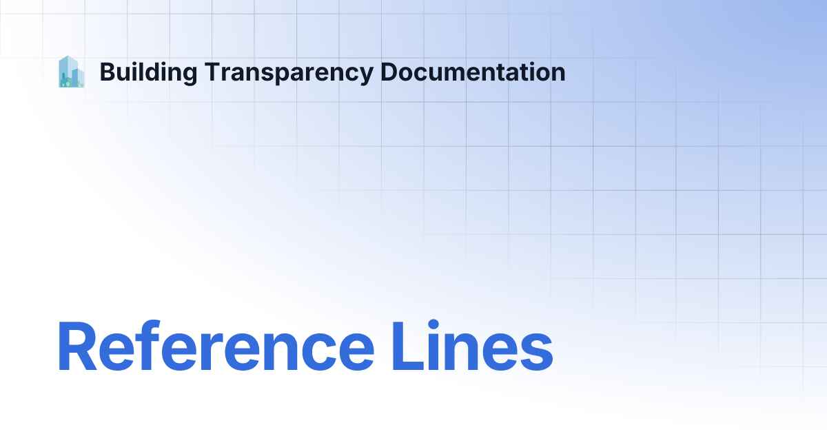 Reference Lines | Building Transparency Documentation